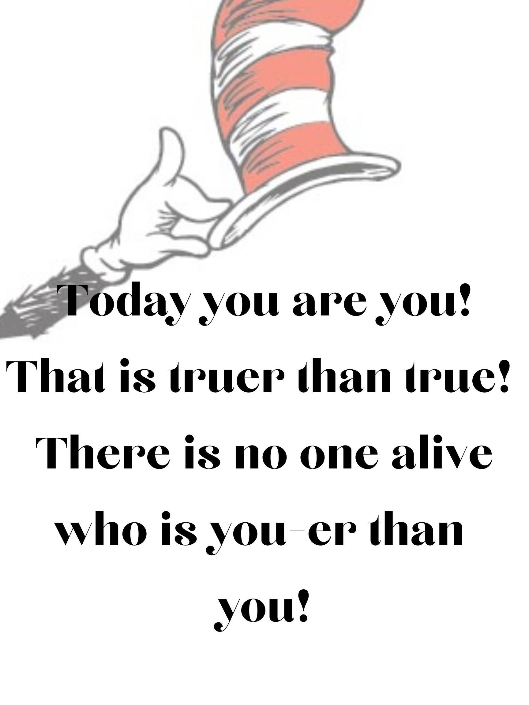 Dr. Seuss Digital Print, Dr Seuss Quote Modern Dr Seuss Art for ...