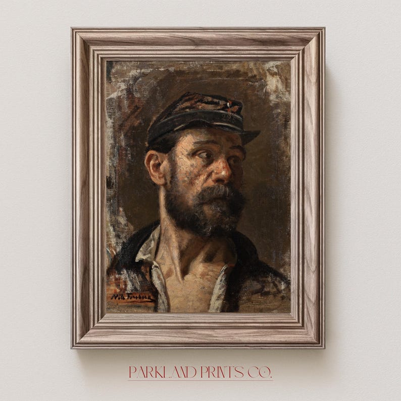 Vintage Military Portrait Print | Historical Uniform Art - Etsy
