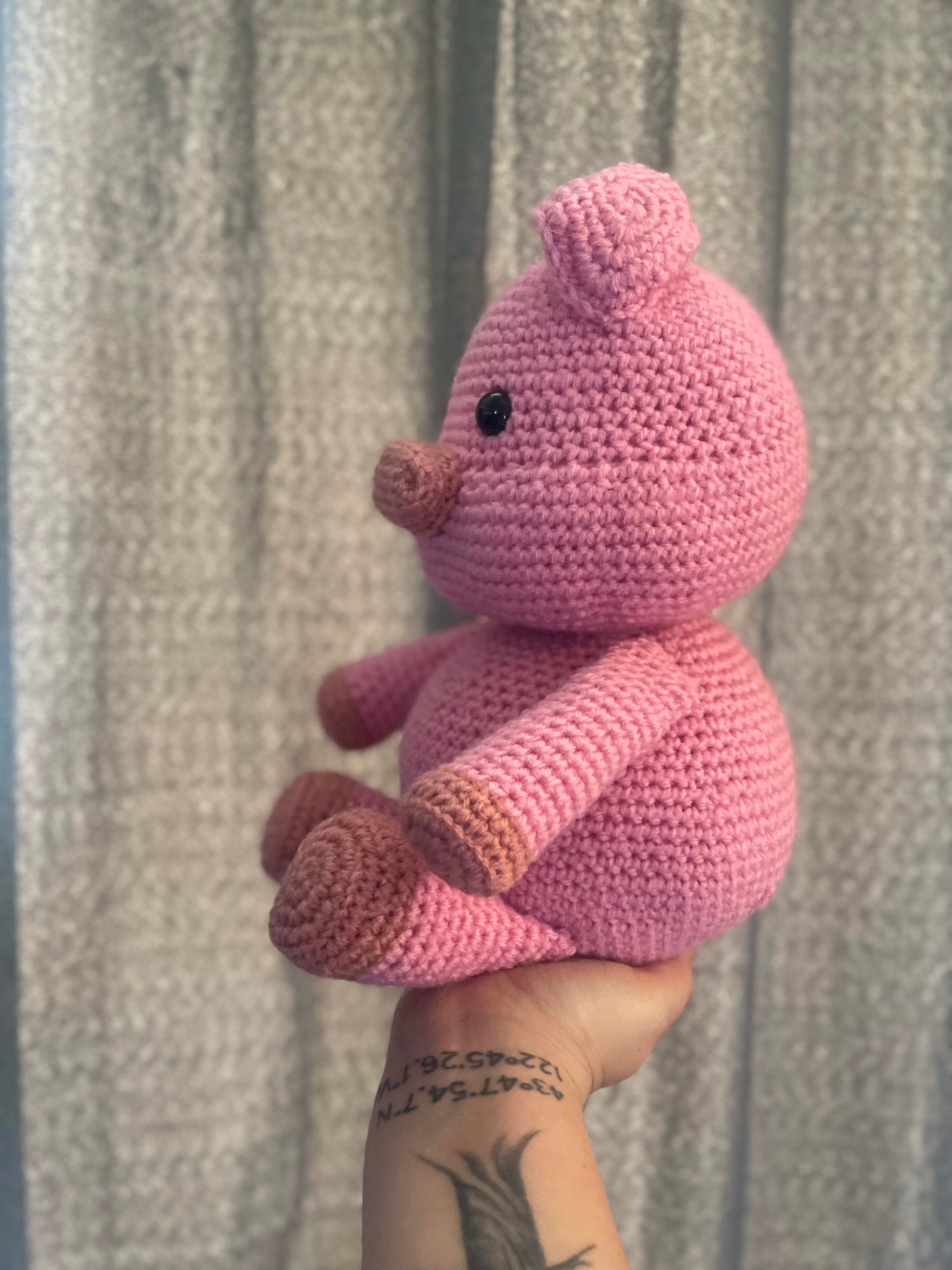 Porky the Chunky Crochet Pig - Etsy