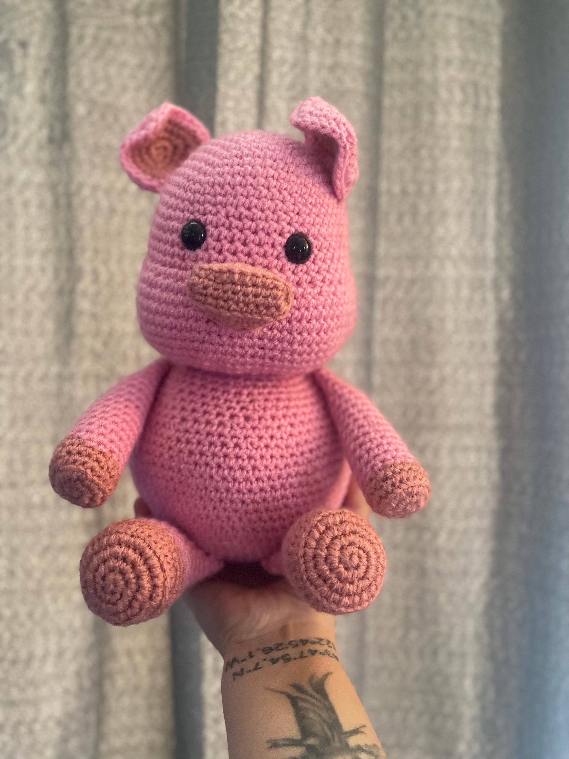 Porky the Chunky Crochet Pig - Etsy