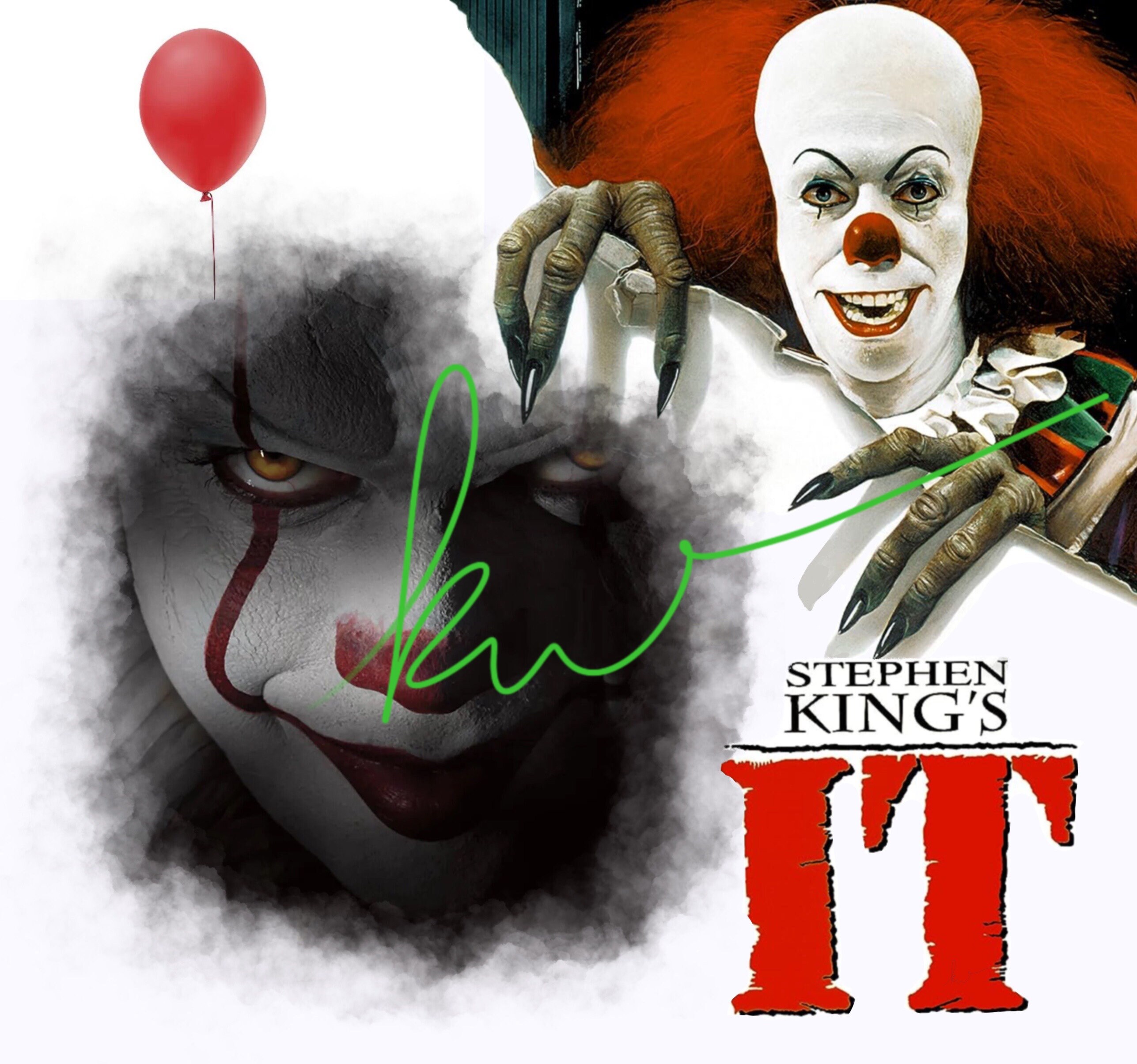 Pennywise Stephen King IT Clown, Halloween, 20oz Skinny Tumbler ...