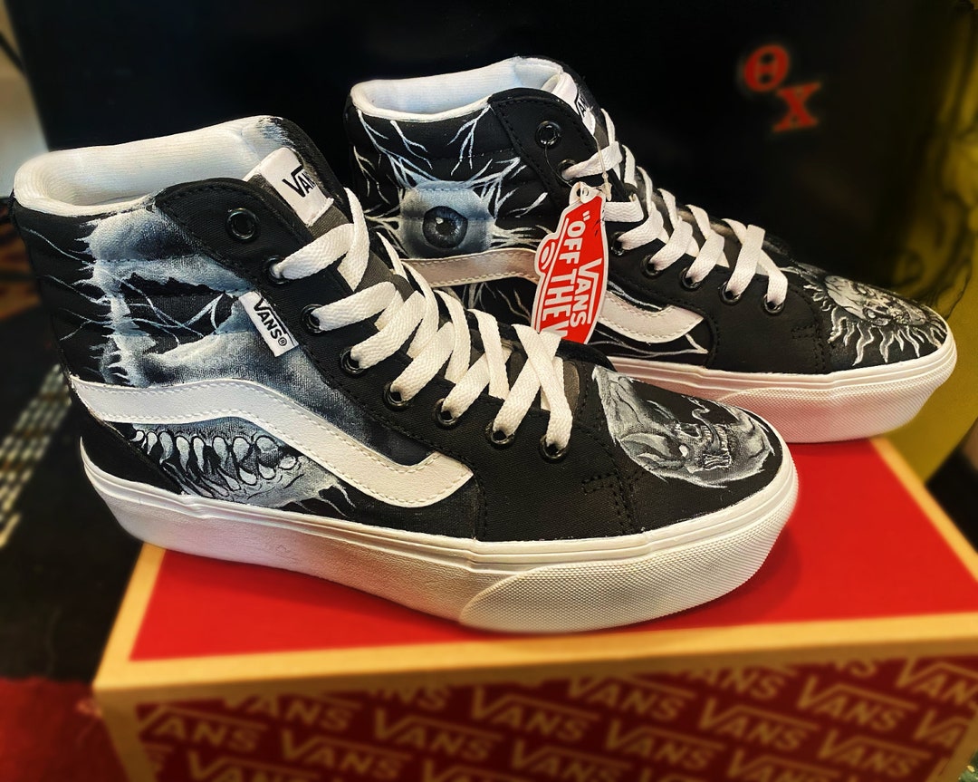 Custom Vans Horror - Etsy