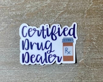 Certified Nurse Sticker - Etsy