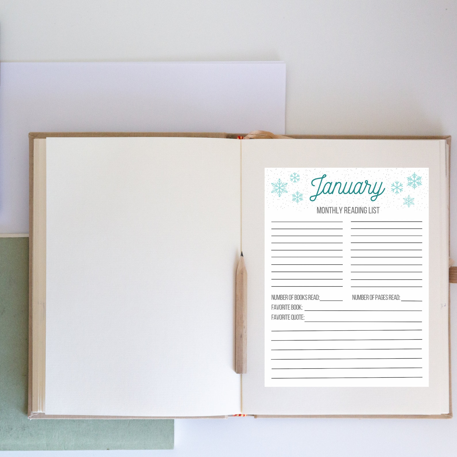 Monthly Wrap up Book Journal Sticker Sheet-set of 12 , Reading Journal ...