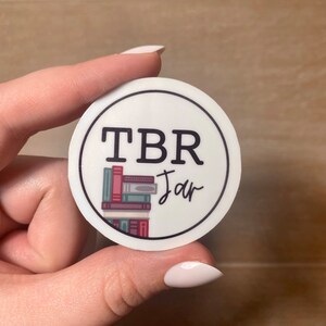 To Be Read Sticker, TBR Jar, TBR Cart, Book Worm, Librarian Gift ...