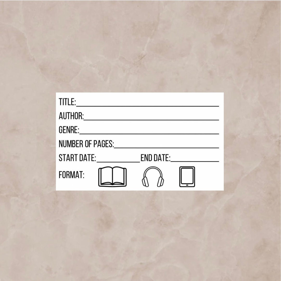 Book Review Sticker, Book Journal Sticker, Genre Tracker, Reading ...