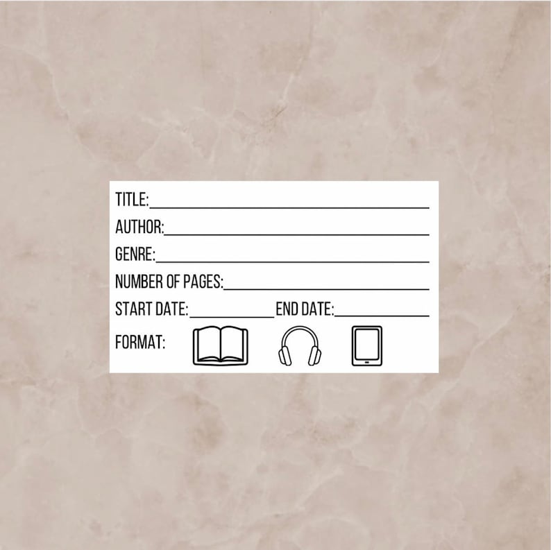 Book Review Sticker, Book Journal Sticker, Genre Tracker, Reading ...