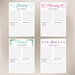 Monthly Wrap up Book Journal Sticker Sheet-set of 12 , Reading Journal ...