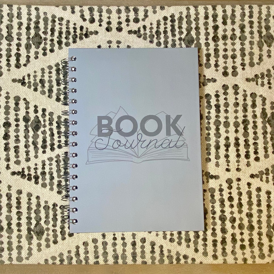 Book Journal, Hard Cover Reading Journal, Spiral Bound Journal, Reading ...