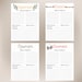 Monthly Wrap up Book Journal Sticker Sheet-set of 12 , Reading Journal ...
