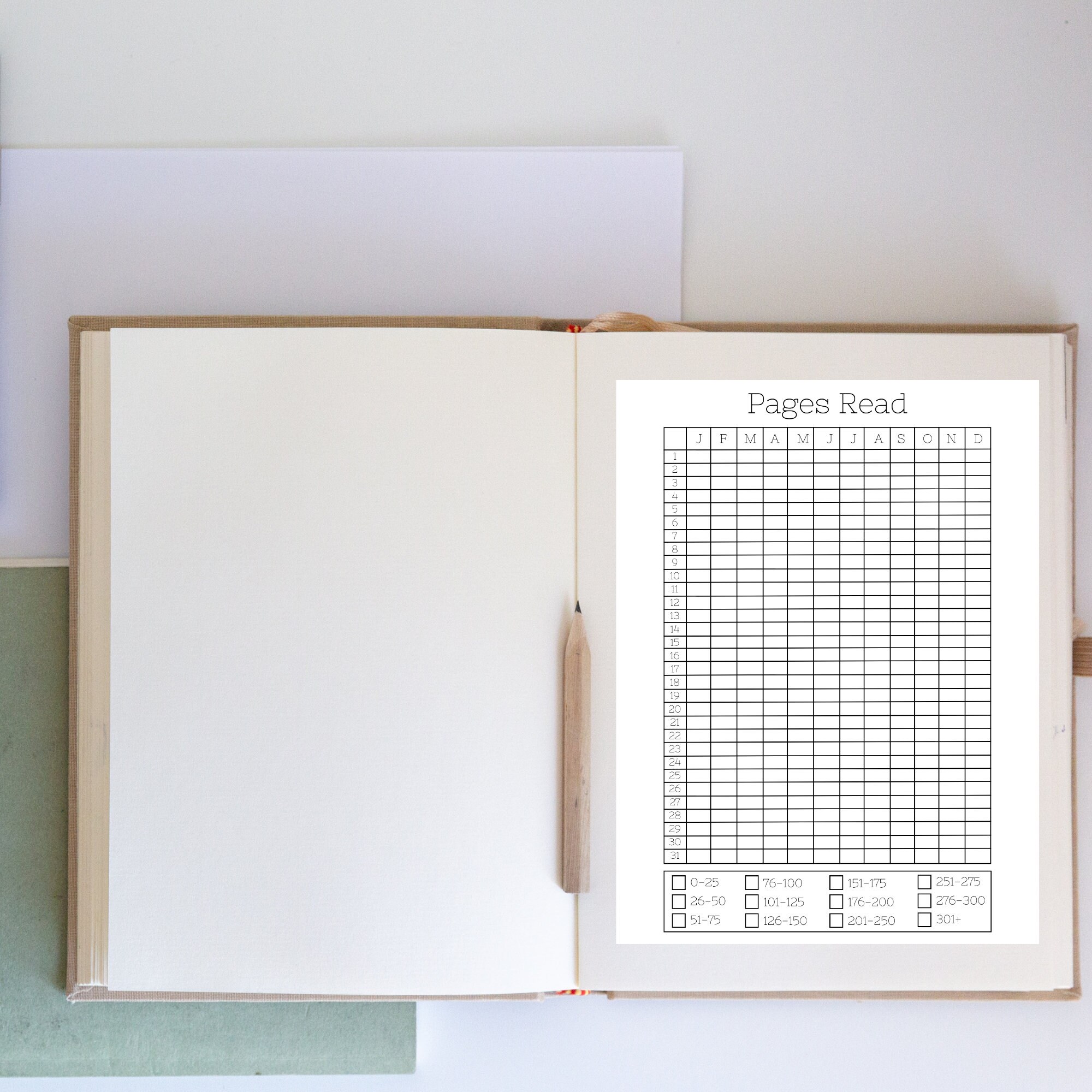 Days Read Tracker Sticker Pages Read Tracker Book Journal - Etsy