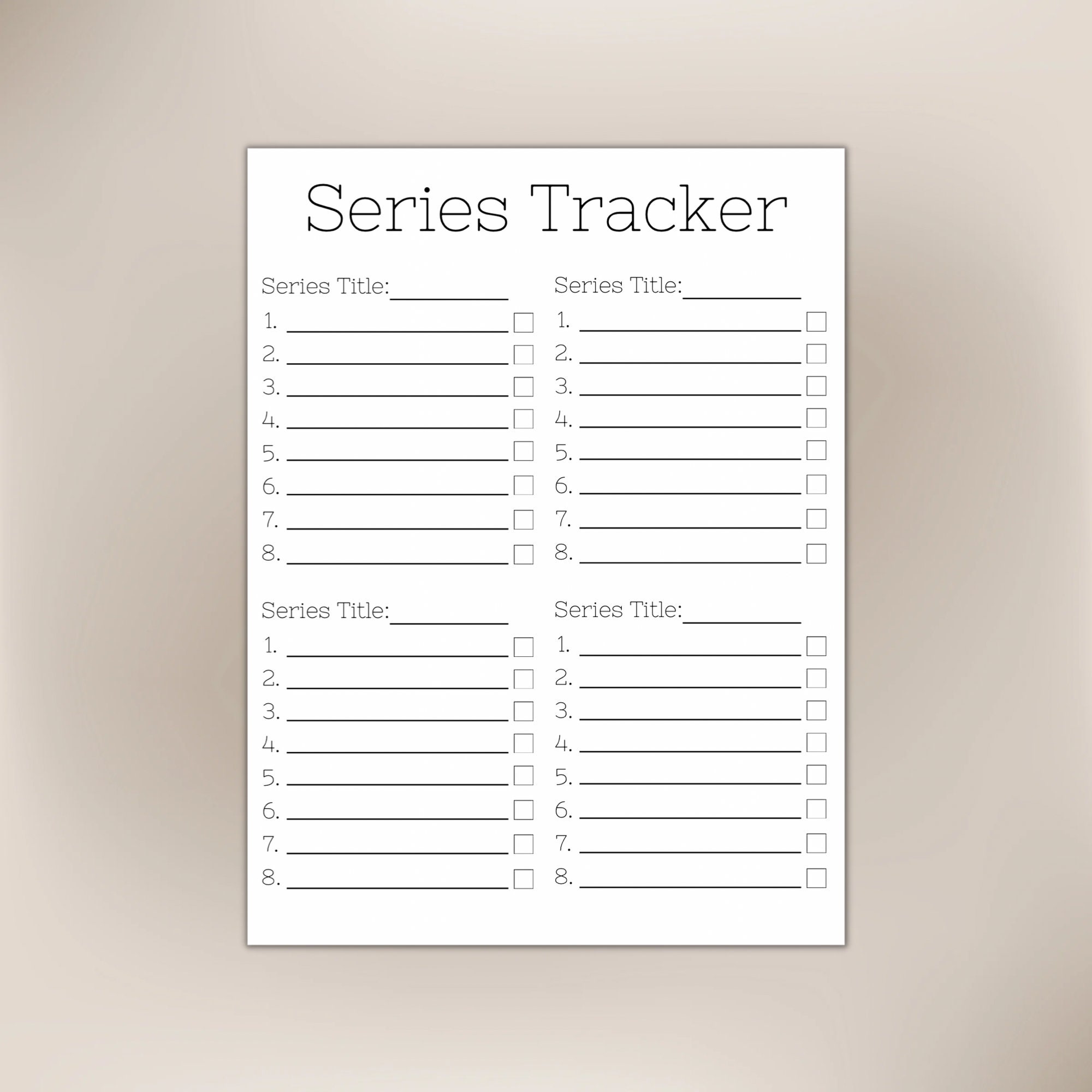 Book Series Tracker Sticker Book Journal Sticker Reading - Etsy
