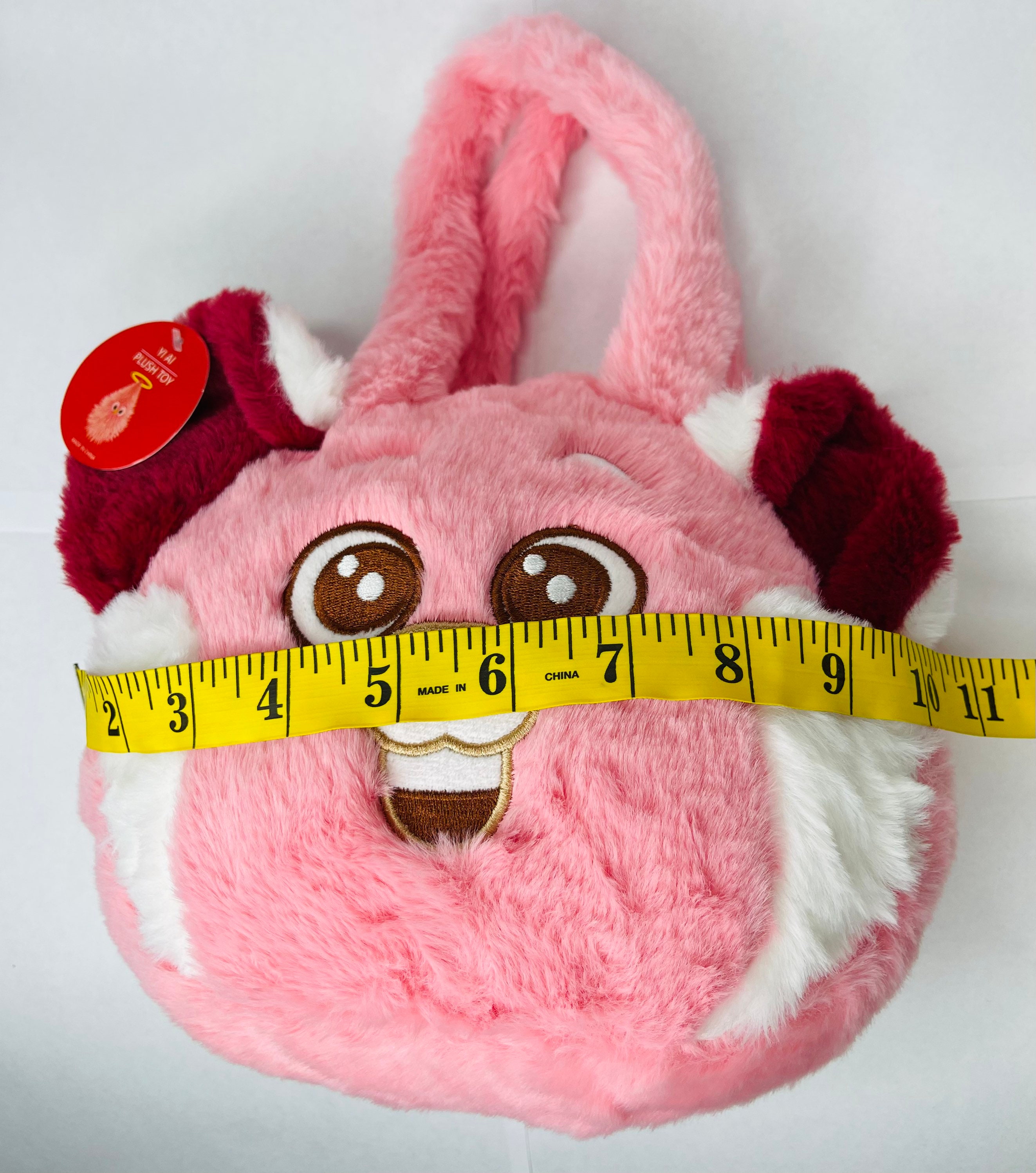 Turning Red Kids Plush Toy Handbag With Zipper Pocket Pink - Etsy