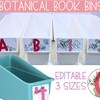 Botanical Pocket Chart Calendar & Flip Calendar and Weather EDITABLE ...