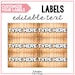Drawer Organizer Labels L Cart Labels Classroom Organization - Etsy