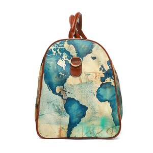 Vintage World Map Waterproof Travel Bag - Travel Accessories - Travel ...