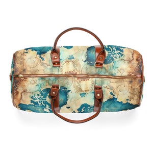 Vintage World Map Waterproof Travel Bag - Travel Accessories - Travel ...