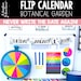 Botanical Pocket Chart Calendar & Flip Calendar and Weather EDITABLE ...