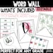 Botanical Personal Word Wall & Display EDITABLE Interactive Classroom ...