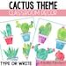 Cactus Classroom Door Display or Bulletin Board EDITABLE Classroom ...