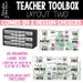 Botanical Teacher and Office Toolbox Labels EDITABLE | Cactus Plant ...