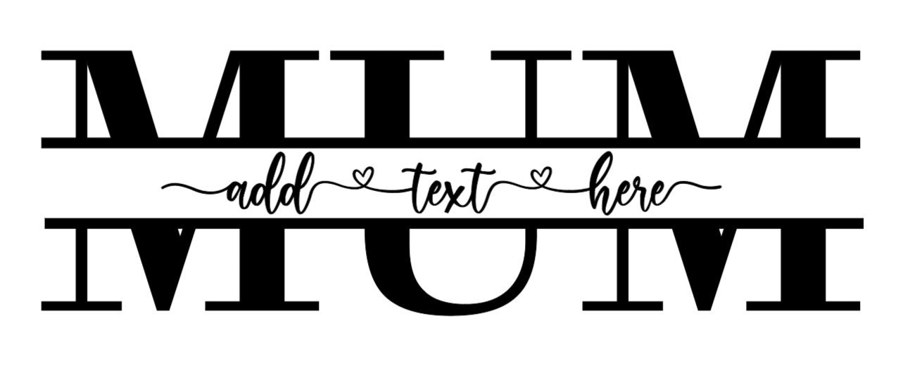 Mum Split Monogram Bundle - SVG - Cut Files - Mother's Day - Etsy