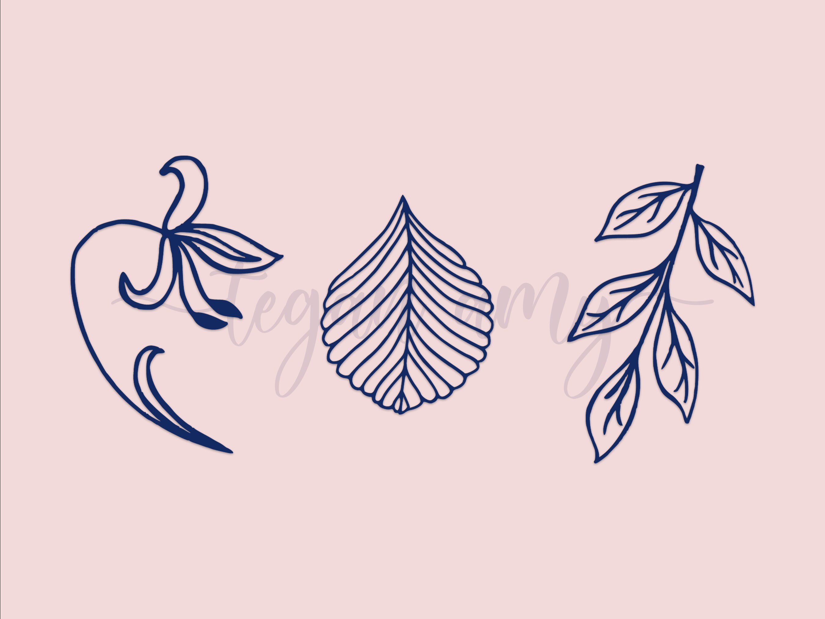 Leaves Cut File Bundle - Leaves SVG - Leaf SVG - Cricut Cut File ...