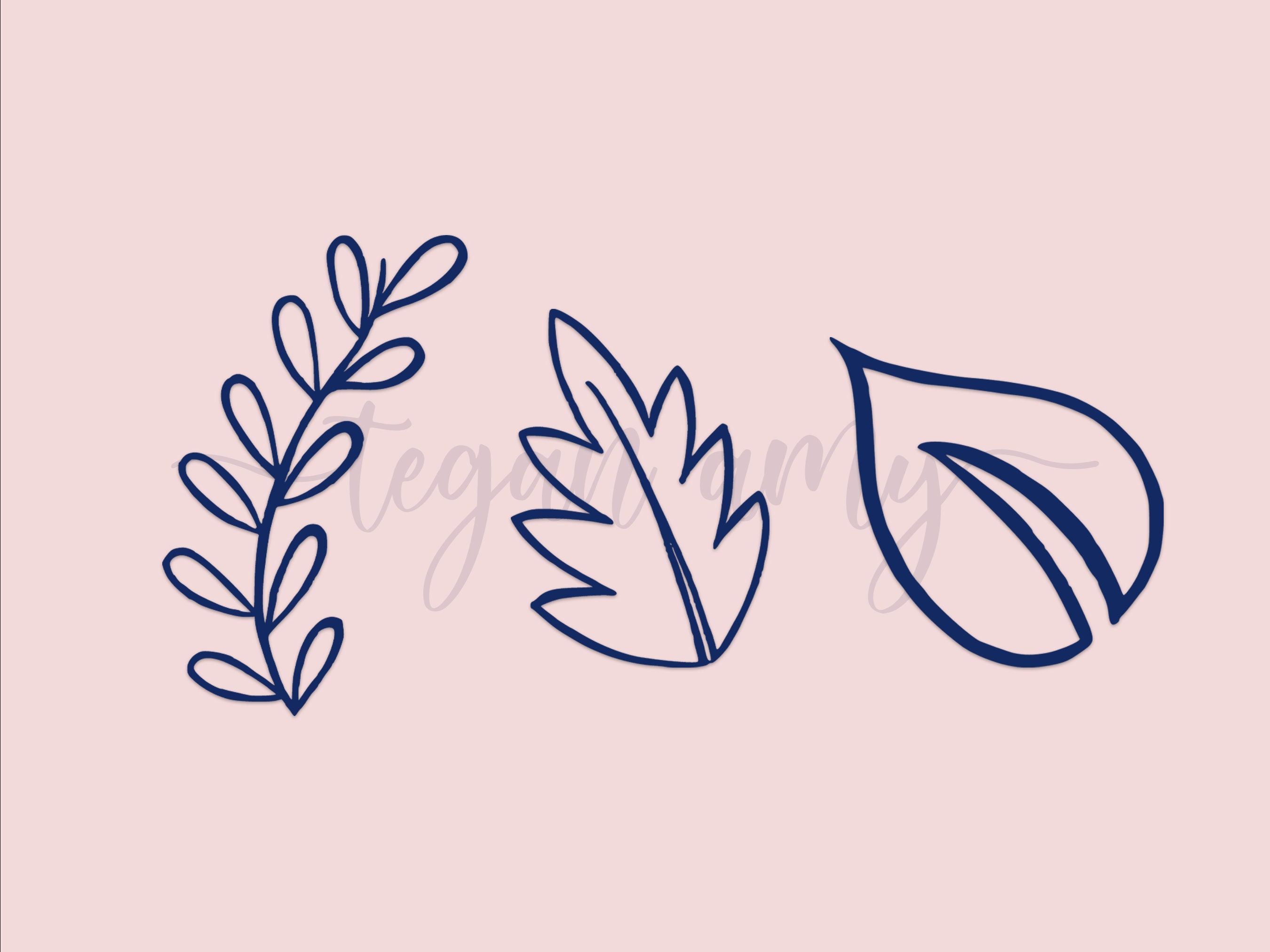 Leaves Cut File Bundle - Leaves SVG - Leaf SVG - Cricut Cut File ...