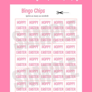Easter Bingo / Kids Party Game / Instant Download Game / Fun for All ...