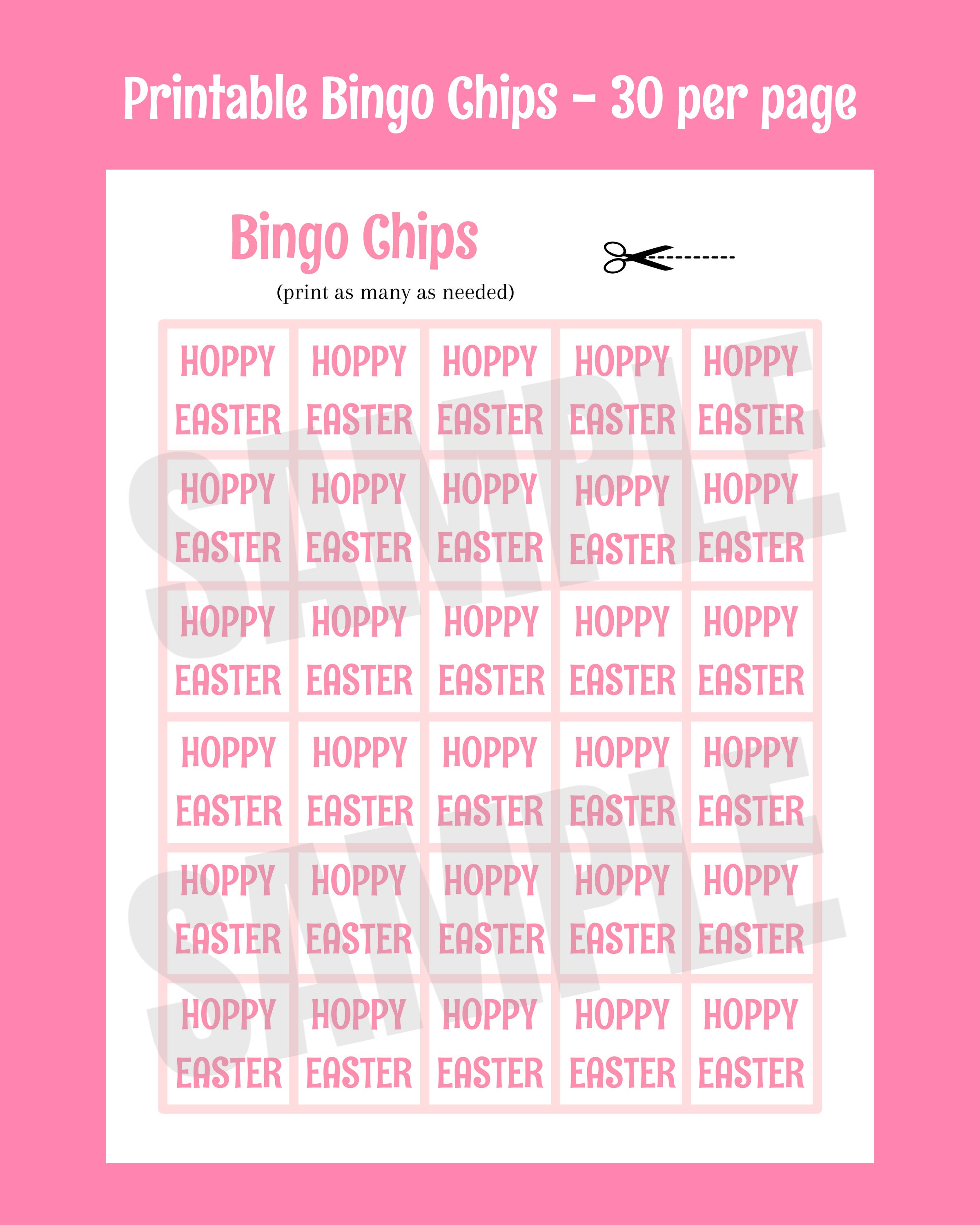 Easter Bingo / Kids Party Game / Instant Download Game / Fun for All ...