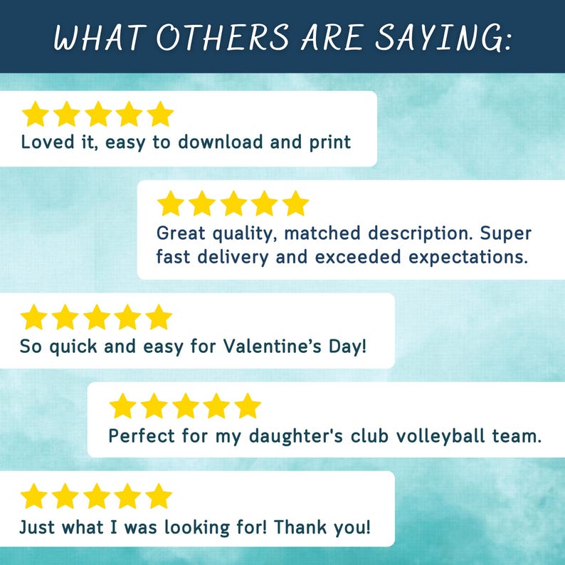 Printable Volleyball Valentine Exchange Cards for Friends, Girls ...