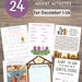 Christian Advent Calendar Activities for Kids With Paper Chain - Etsy