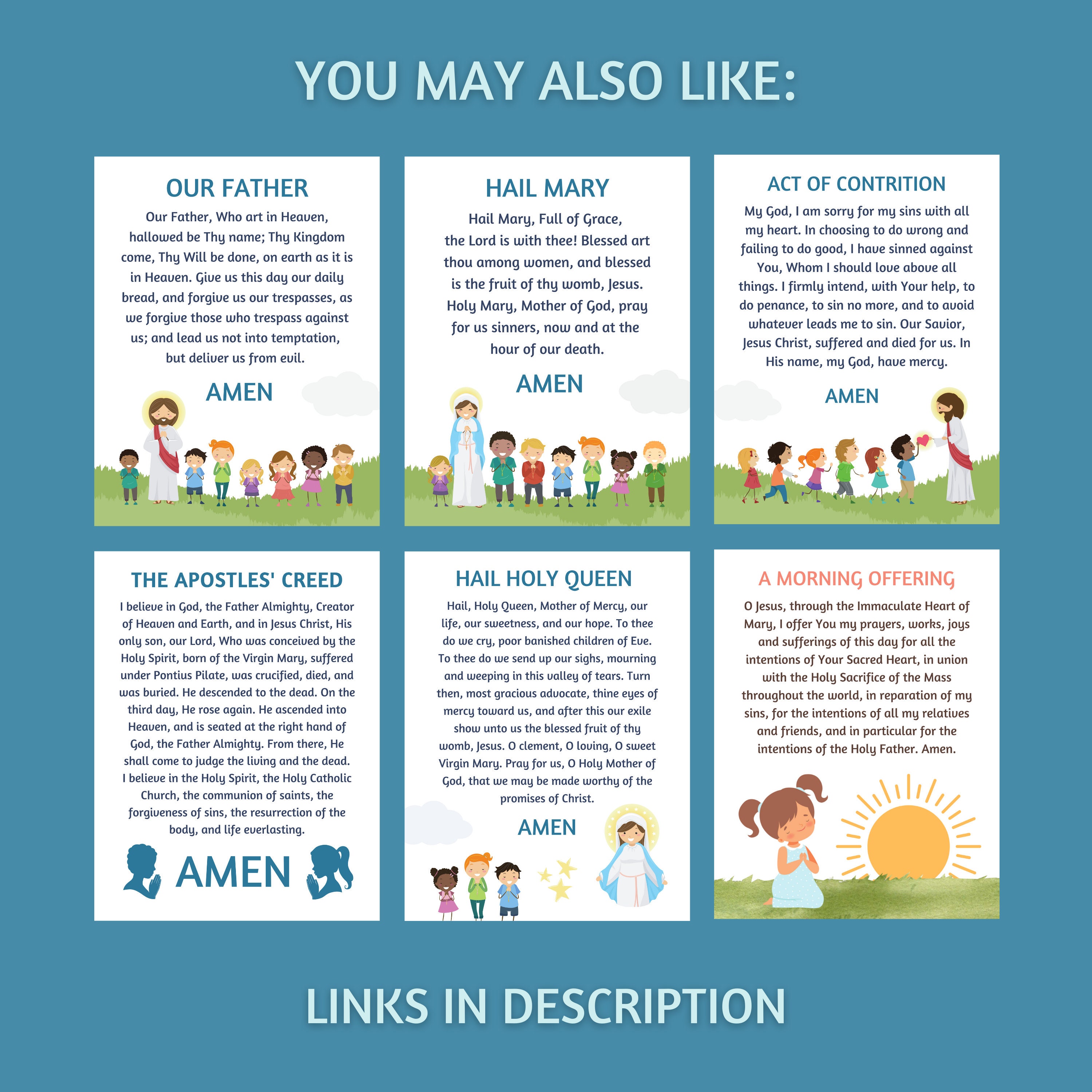 How to Pray the Rosary Guide for Kids & Mysteries of the Rosary ...