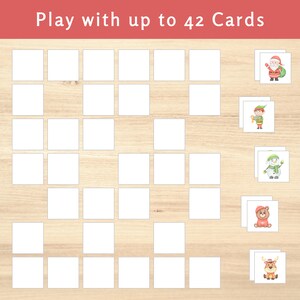 Christmas Memory Match Game for Kids, Memory Cards Game, Family ...