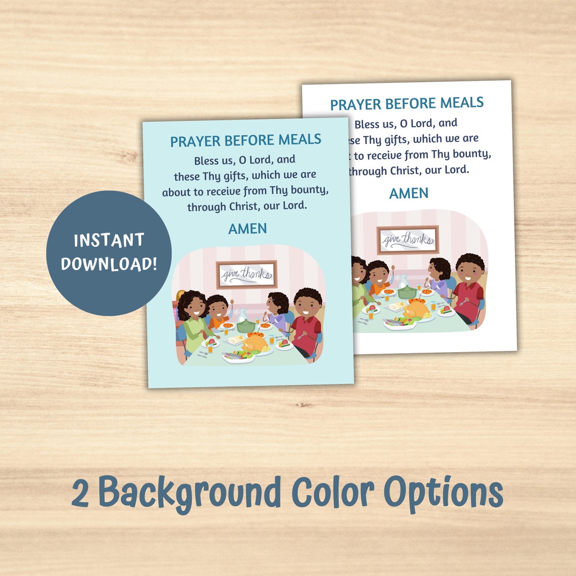 Traditional Catholic Bless Us O Lord Meal Prayers, Catholic Kids Grace ...