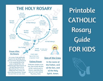 Rosary for Kids Printable - Etsy