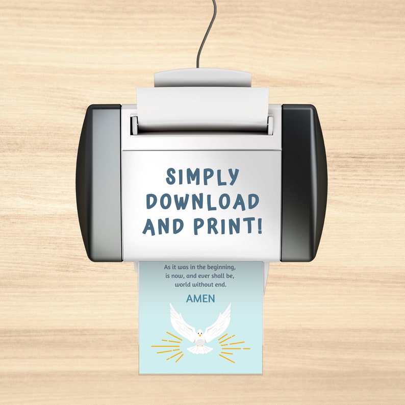 Glory Be Prayer Poster for Kids, Doxology Print, Catholic Education ...