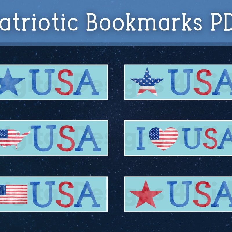 Veterans Day Bookmarks - Etsy