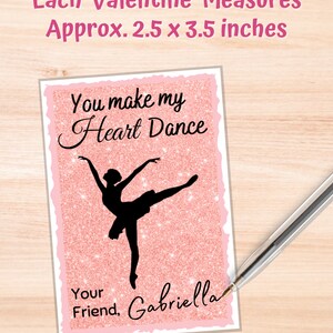 Dance Valentines Day Cards, Ballet Valentines Cards for Dancer ...