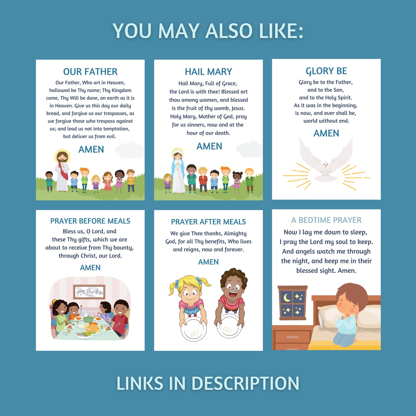 Guardian Angel Prayer Printable, Angel of God Print, Catholic Kids ...