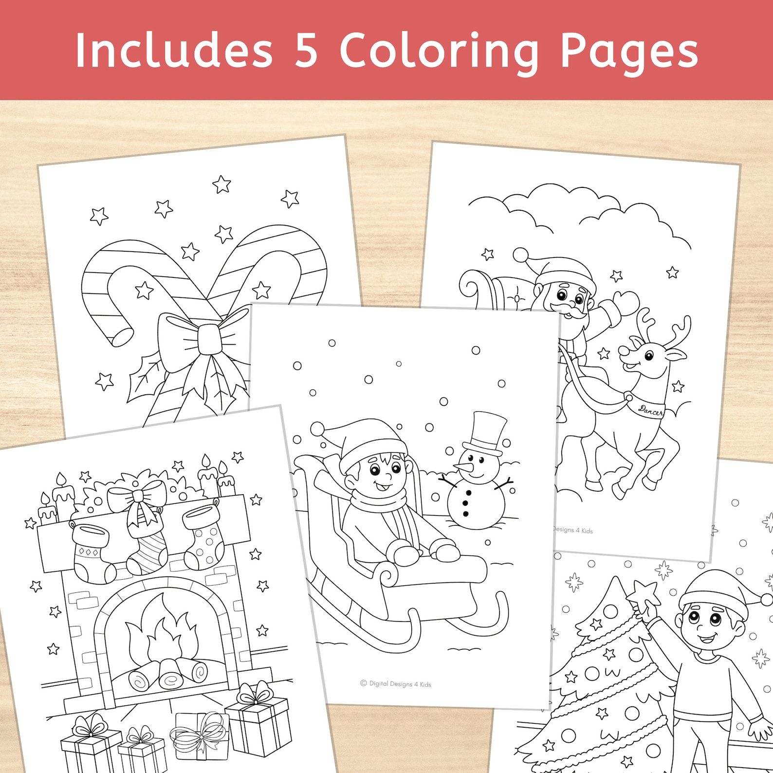 Christmas Activity Pages, Kids Christmas Party Games, Christmas ...