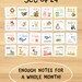 Printable Lunch Box Notes for Kids, Cute Animal Lunch Notes Printable ...