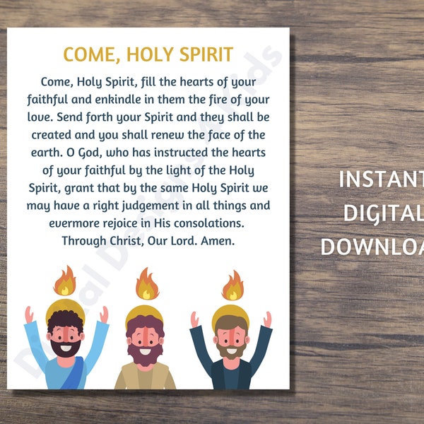 Come Holy Spirit - Etsy