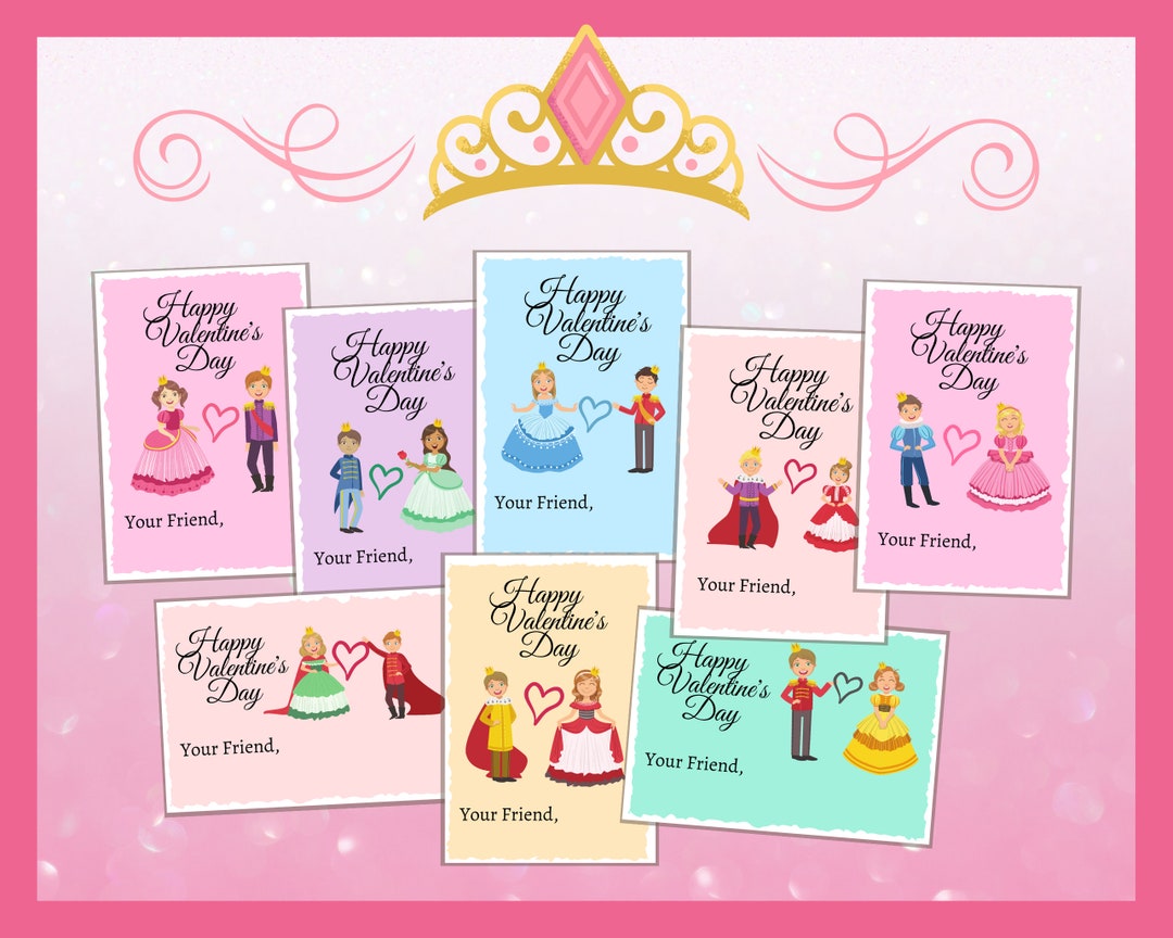 Princess Valentines Day Cards, Happy Valentines Day, Princess and ...