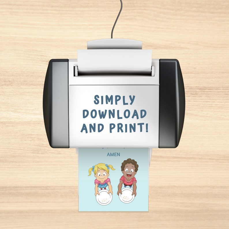 Catholic Kids Grace After Meals Prayer Printable, After Meal Prayer ...