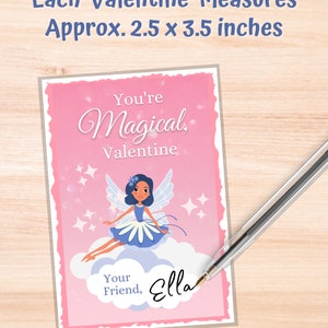 Fairy Printable Valentines Day Cards for Kids, Cute Fairy Tale ...