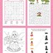 Princess Fairy Tale Activity Pack, Road Trip Activity Book for Kids - Etsy