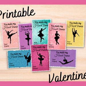 Dance Valentines Day Cards, Ballet Valentines Cards for Dancer ...