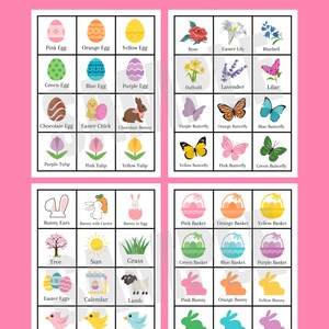 Easter Bingo / Kids Party Game / Instant Download Game / Fun for All ...