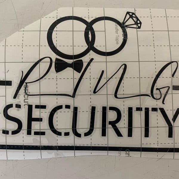 Ring Security Sign - Etsy